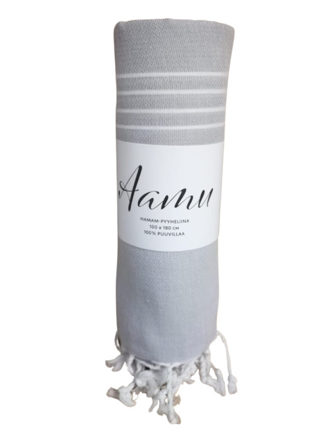 AAMU Hamam-kylpypyyhe keskiharmaa – Tuisa Oy