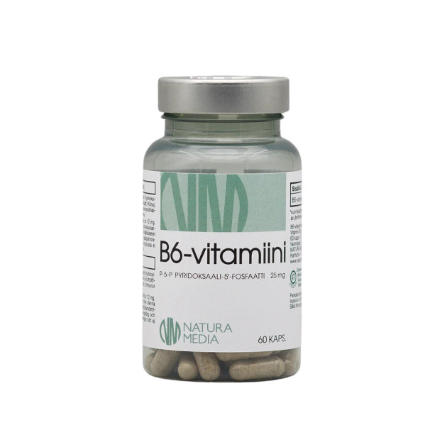 B6-vitamiini 25 mg P-5-P (60 kapselia) – Tuisa Oy