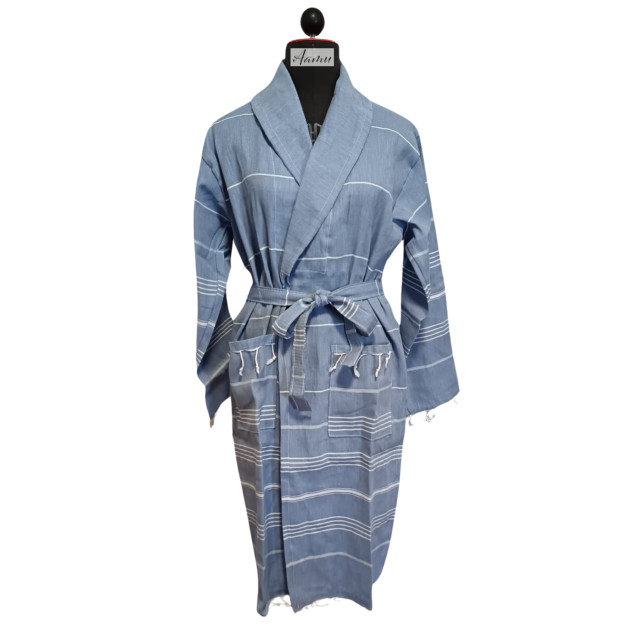 AAMU Hamam-kylpytakki sininen – Tuisa Oy