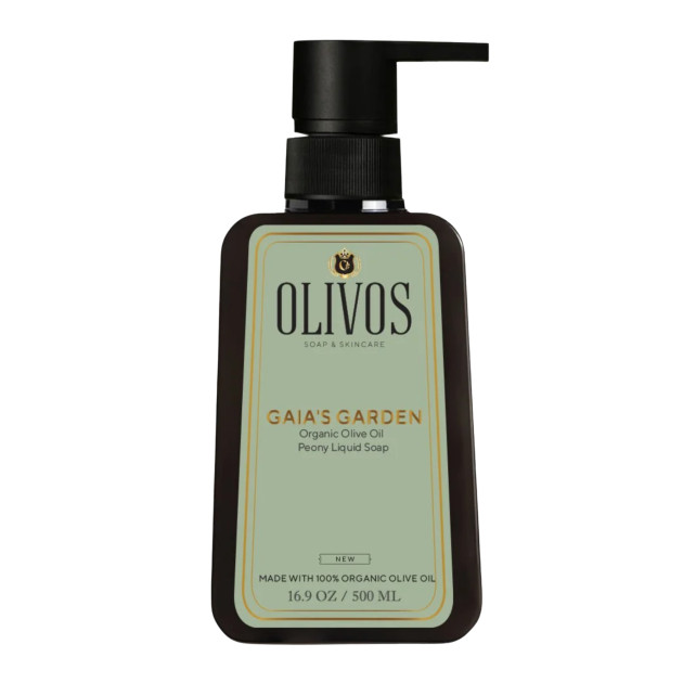 Olivos nestemäinen pioni oliiviöljysaippua 500 ml – Tuisa Oy