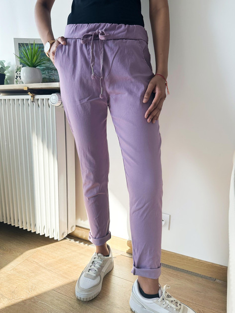 Joggerit 36-44 laventeli – Pellavaputiikki