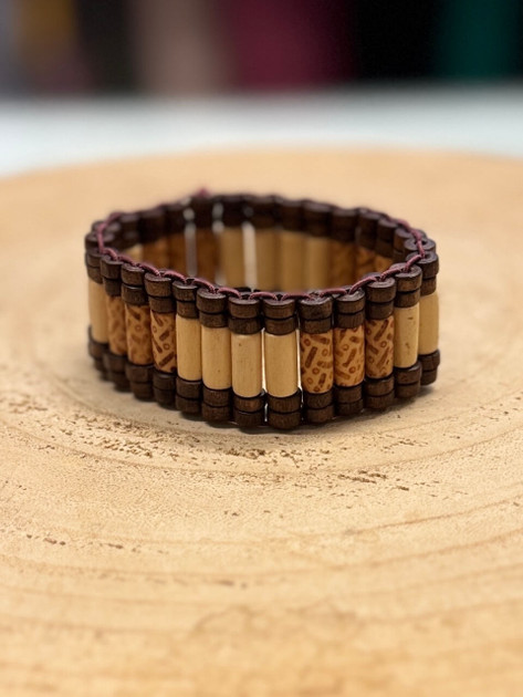 Afrikkalainen rannekoru joustava – Pellavaputiikki