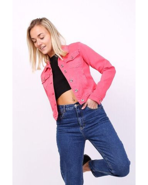 Vaaleanpunainen farkkutakki| Muotiputiikki Helmi| Takit - Muotiputiikki ...