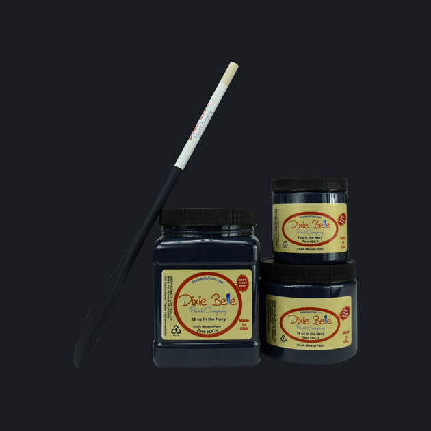 Tummansininen kalkkimaali - In the Navy Dixie Belle Paint ...