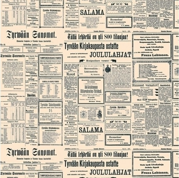 Lahjapaperi - Tyrwään Sanomat - Kalkkimaalikauppa.fi