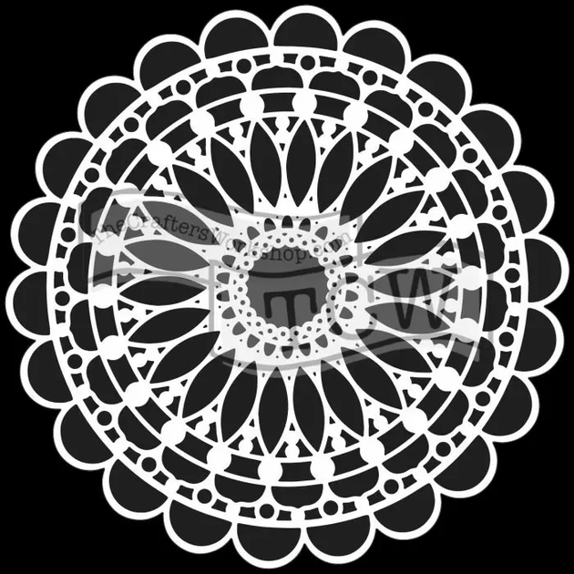 Sabluuna - Mandala 30 x 30 cm - Kalkkimaalikauppa.fi