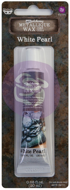 Vihreä vaha - Art Alchemy - Metallique Wax - White Pearl - 20 ml ...