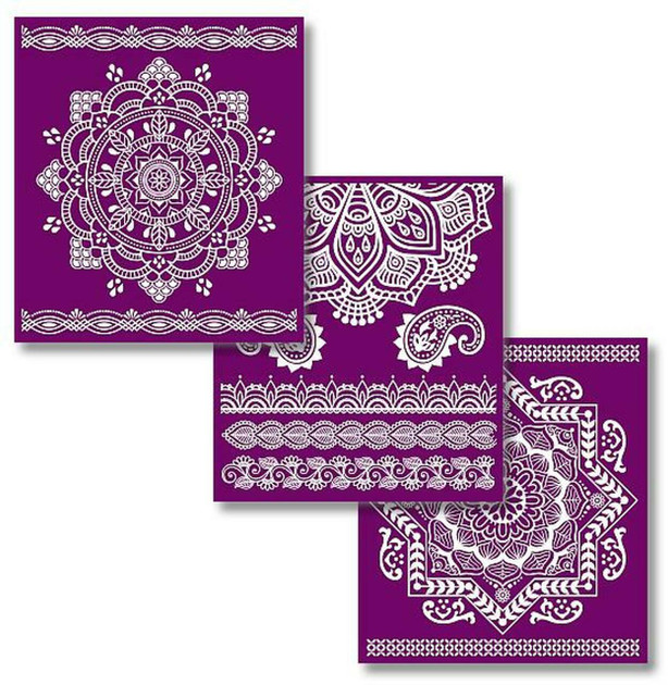 Sapluuna - Mandala - Silkscreen Stencil Belles and Whistles ...