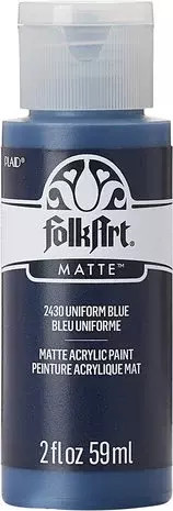 Akryylimaali sininen - FolkArt Acrylic Matte - Uniform Blue 59 ml ...