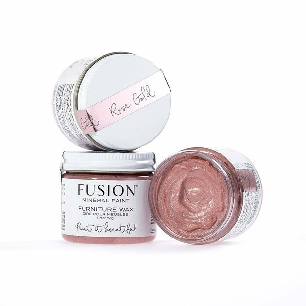 Huonekaluvaha ruusukulta - Fusion - Rose Gold Wax - Kalkkimaalikauppa.fi