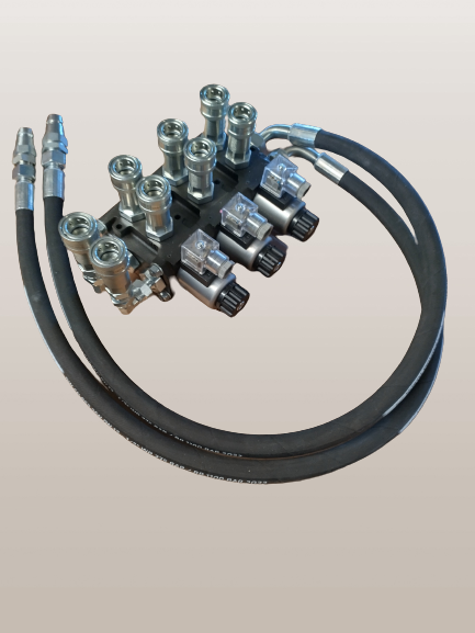 Lisälohko 50l/min 3/8" 12v 10/4 - EP-hydrauliikka