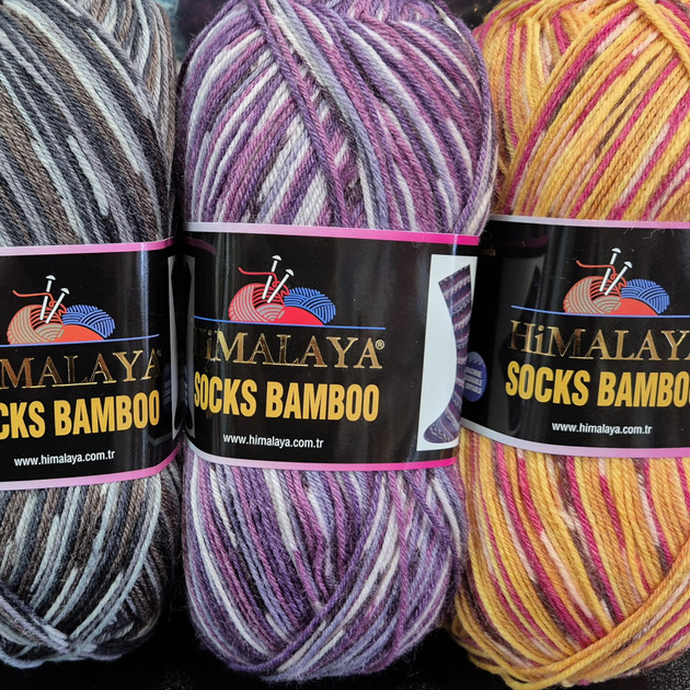 Himalaya Socks Bamboo - bambusukkalanka – Lanka- ja käsityöliike Anjalin