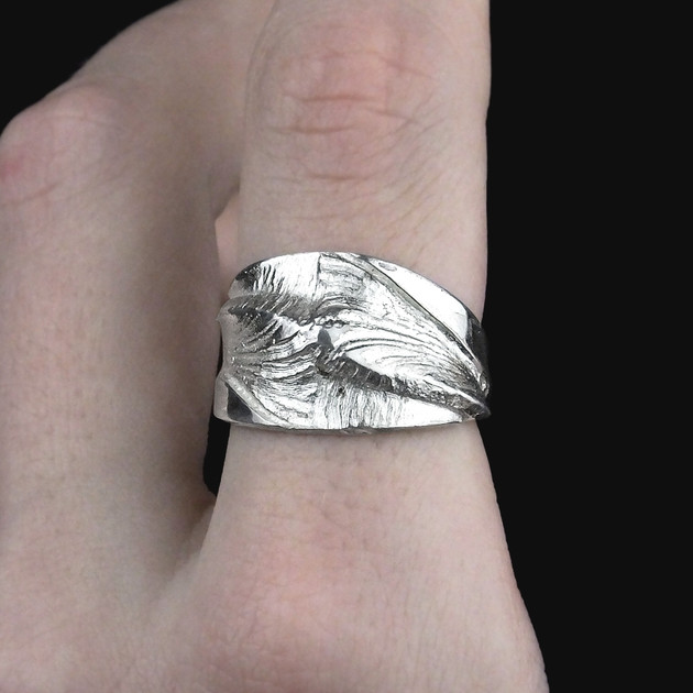 Silver Shadow ring - Sirokoru