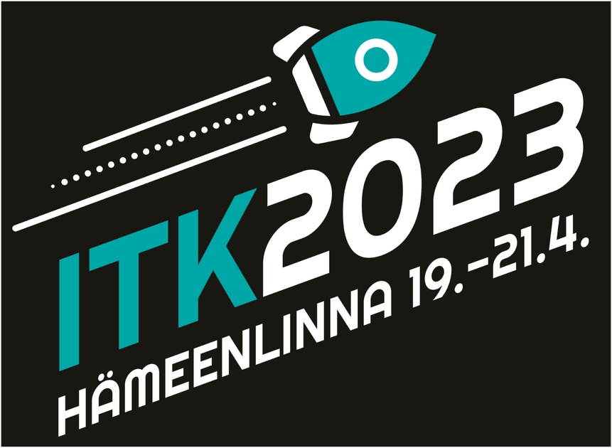 ITK2023 logos – Mandat kustannus verkkokirjakauppa