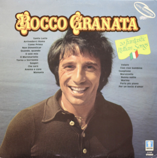 Rocco Granata: 20 Fantastic Italian Songs LP (Käyt) – Äänilevykauppa ...