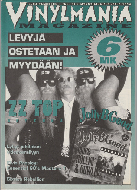 Vinylmania 2/94. K3+ (Käyt) – Äänilevykauppa älppäri.fi