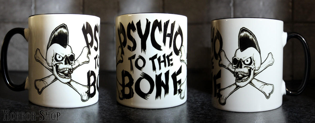 Psycho to the Bone mug – Horror-Shop verkkokauppa
