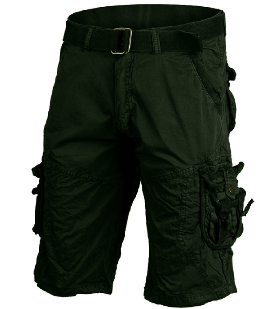 BLACK/GREEN VINTAGE SURVIVAL SHORTS – Horror-Shop verkkokauppa