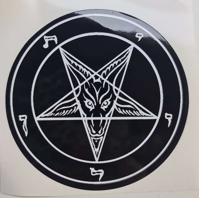Pentagram vinyl sticker – Horror-Shop verkkokauppa