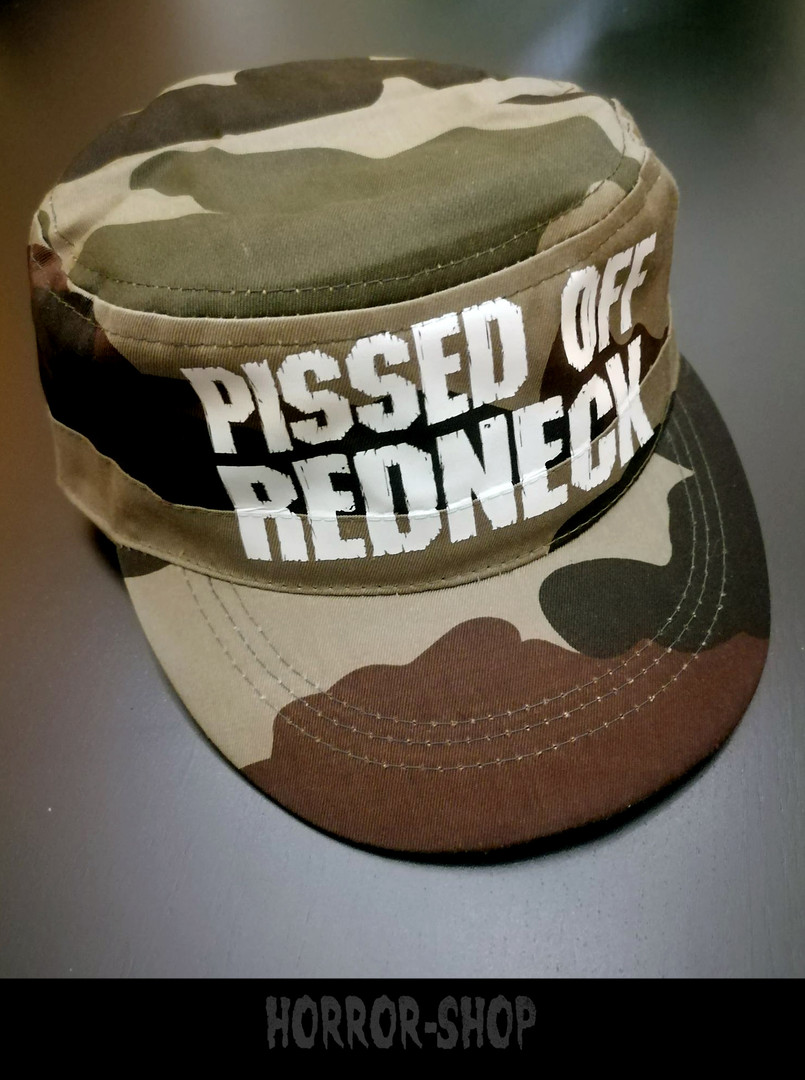 Pissed off redneck army cap from Horror-Shop - Horror-Shop verkkokauppa