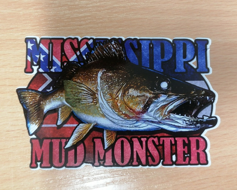Mississippi Mud Monster sticker – Horror-Shop verkkokauppa