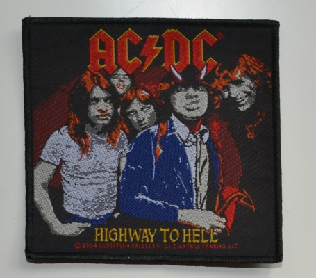 AC/DC Highway To Hell - Patch – Horror-Shop verkkokauppa