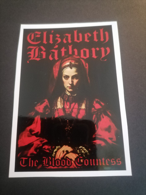 Elizabeth Bathory (sticker) – Horror-Shop verkkokauppa