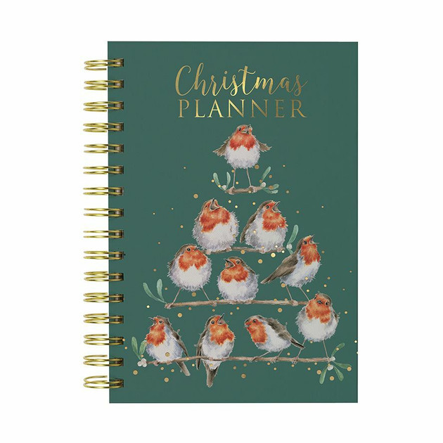 Wrendale Christmas Planner punarinta - Kananlento