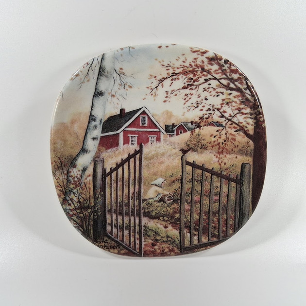 Wall plate, Old-time autumn, design Anita Rantanen-Siewers – VIGEA