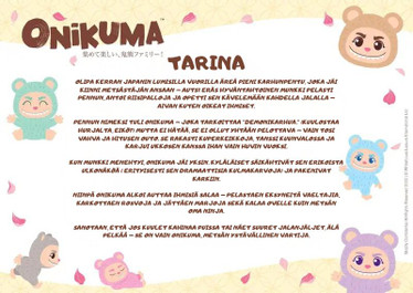 Onikuma Pehmo 24cm – lelukatti.fi