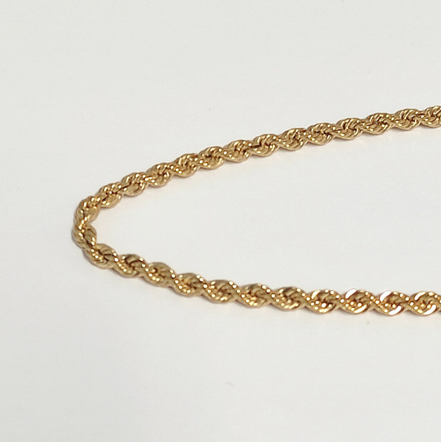 Kultainen Cordell -ketju 14K 50cm - Kelloliike Pehkonen