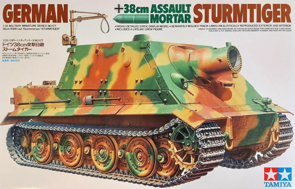 Tamiya 1/35 German Sturmtiger 38cm Assault Mortar – Harrasteässä