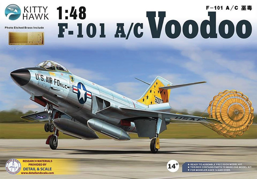 KittyHawk 1/48 F-101 A/C "Voodoo" – Harrasteässä