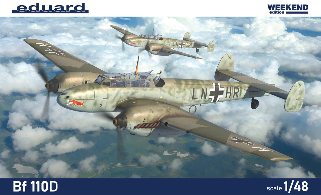 Eduard 1/48 Bf 110D (Weekend Edition) – Harrasteässä
