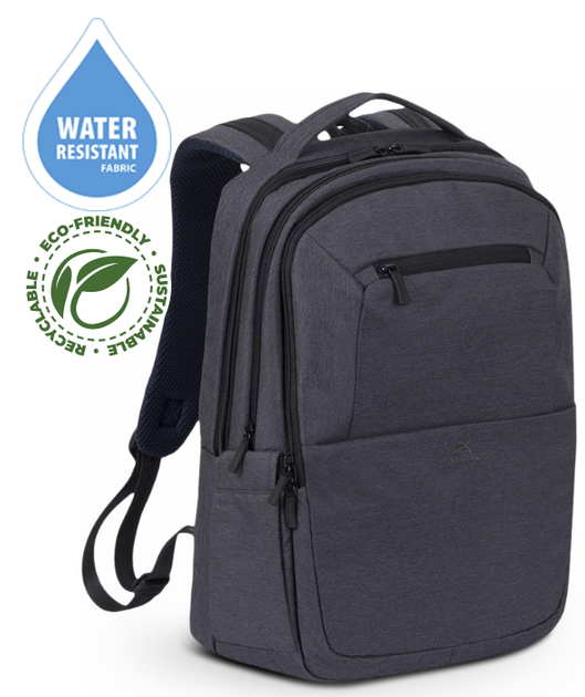 Rivacase 7765 Kannettavan Reppu 16", Musta - Cadmandata Oy