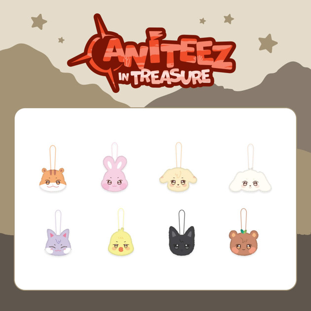 ATEEZ - ANITEEZ IN TREASURE - PLUSH NAME TAG – ONNIGOM