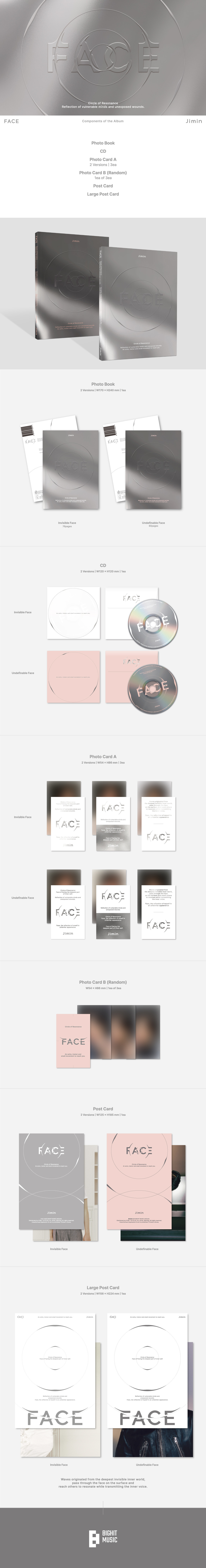 [USED] JIMIN (BTS) - FACE (1ST MINI ALBUM) UNDEFINABLE FACE – ONNIGOM