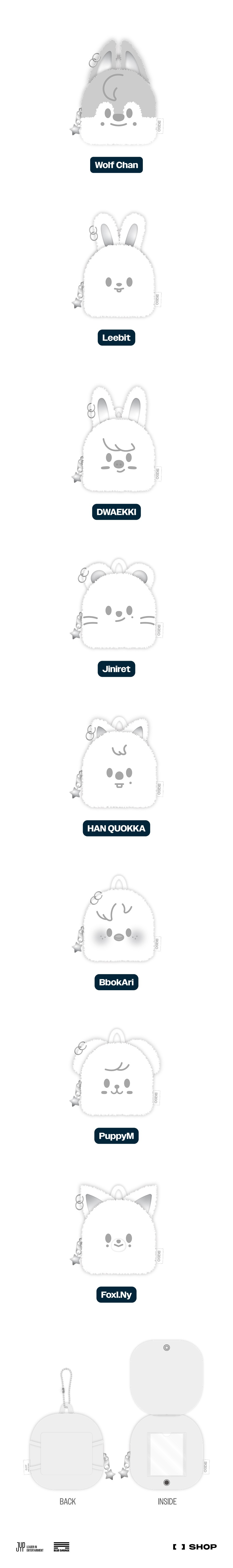 STRAY KIDS - DOMINATE : CELEBRATE- SKZOO ORIGINAL BACKPACK SILVER VER ...