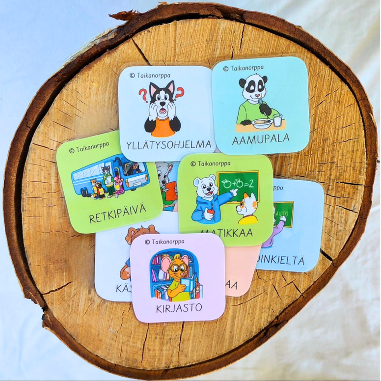 Ensin-sitten-lopuksi -taulut (3 erilaista!) – Taikanorppa