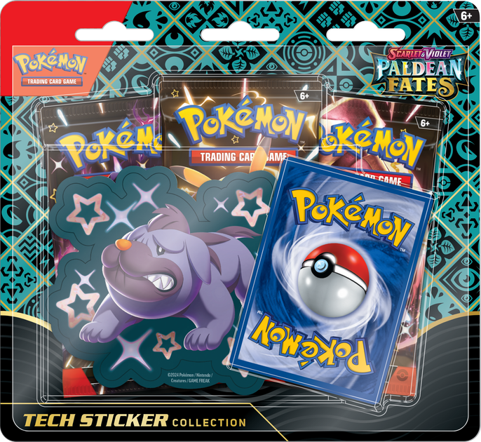 Pokémon TCG: SV 4.5 Paldean fates - Tech Sticker blister Maschiff ...