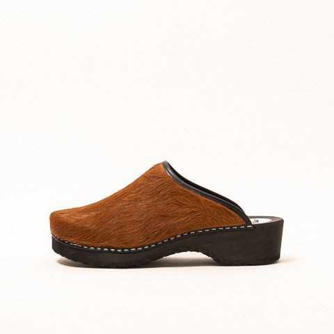 Clogs cow leather, brown - Talla