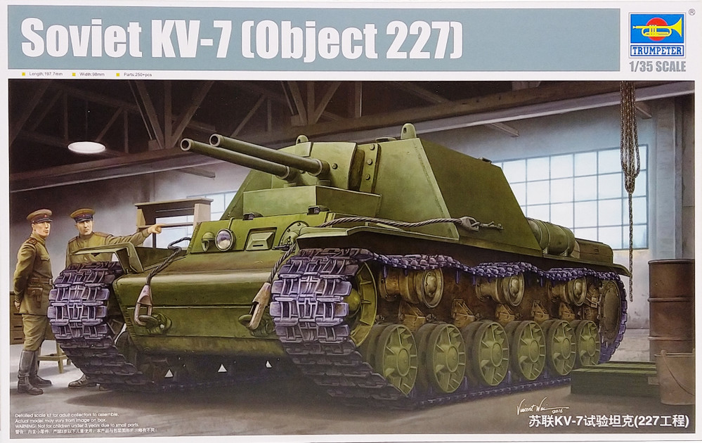 Soviet KV-7 (Object 227), pienoismalli, rakennussarja - Mallisto