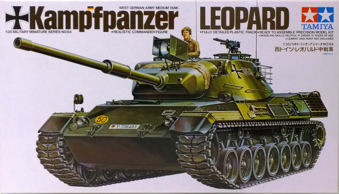 Kampfpanzer Leopard, pienoismalli, rakennussarja - Mallisto