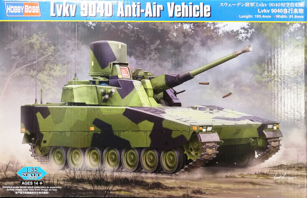 LvKv 9040 Anti-Air Vehicle, 1:35, pienoismalli, rakennussarja - Mallisto