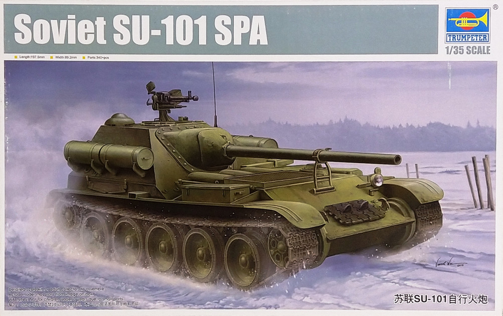 Soviet SU-101 SPA, pienoismalli, rakennussarja - Mallisto