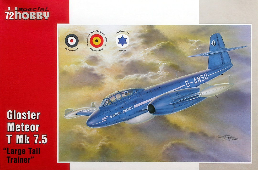 Gloster Meteor T Mk 7.5 "Large Tail Trainer", 1:72, pienoismalli ...