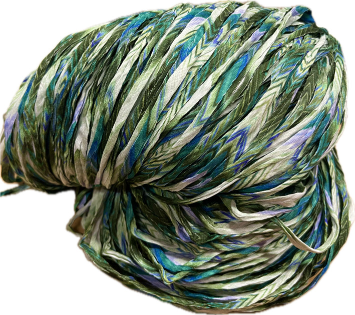 Trikookude 2,5kg Sini-valkoinen - Kudekauppa Satoor