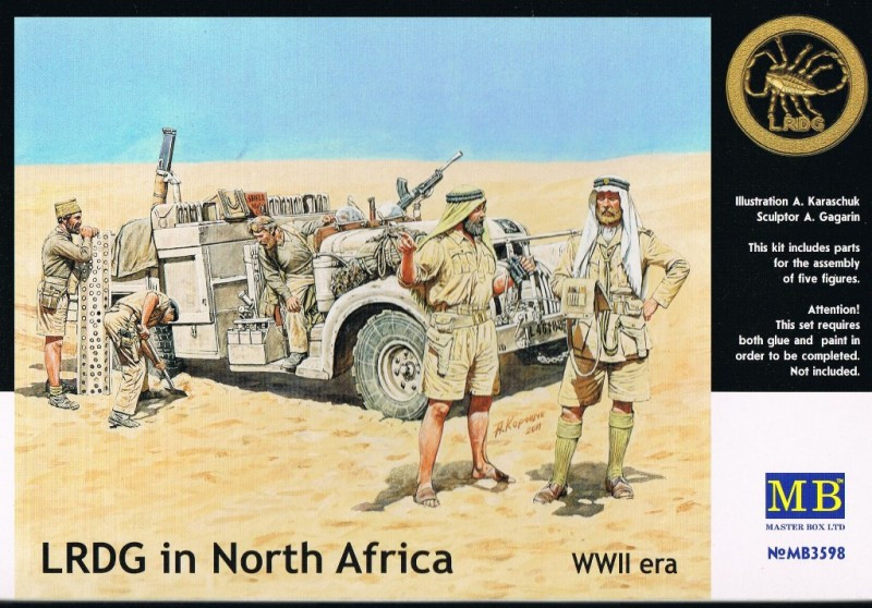 LRDG Crew in North Africa 1/35