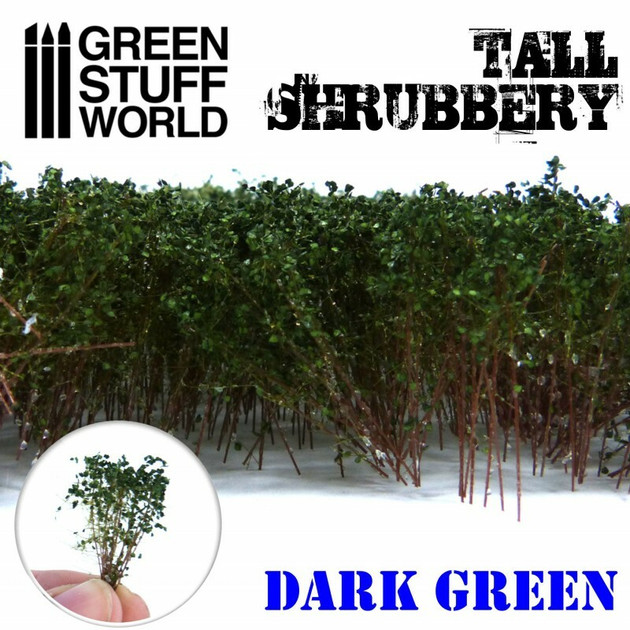 Tall Shrubbery Dark Green