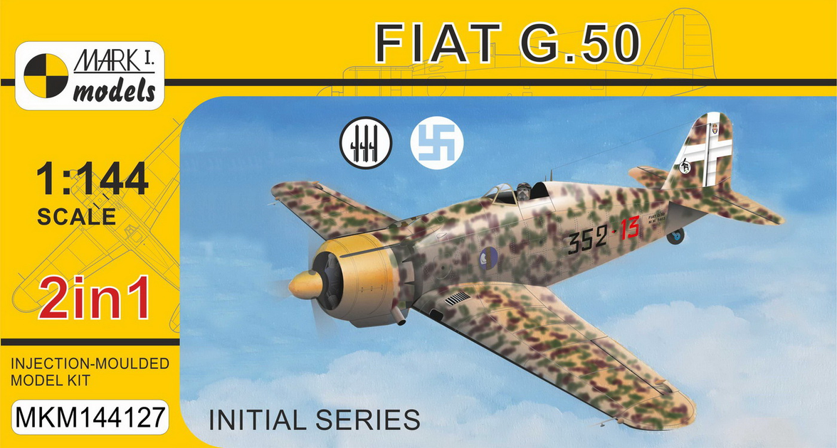 Fiat G.50 Initial Finnish Air Force (two kits) 1/144